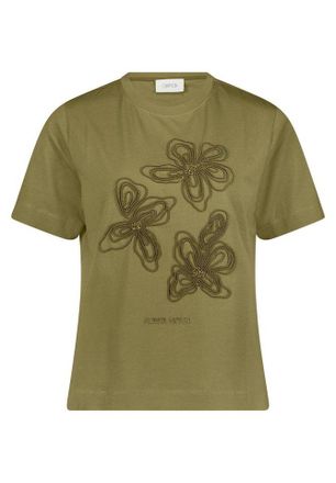Cartoon Kurzarmshirt Damen mit Rundhalsausschnitt (1-tlg)