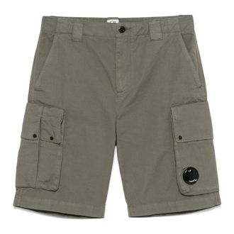 C.P. Company C.p. Company, Homme, Shorts, Vert, Taille: S Shorts Bermuda Cargo avec fermeture éclair cachée