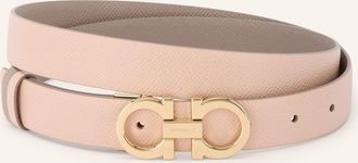 Ferragamo Ferragamo Lederg&uuml;rtel Zum Wenden rosa