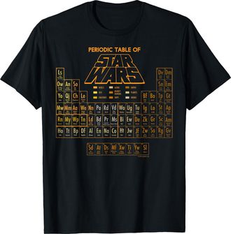 Star Wars Golden Rule Periodensystem der Charaktere T-Shirt T-Shirt