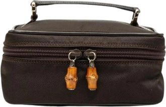Gucci Sac Vanity doccasion - Femme - Pre-owned - Brun - Taille: ONE Size