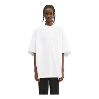 VETEMENTS Merged Double Oversized T-Shirt - - Tops - Herren - Wei&szlig; - S
