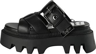 Buffalo Flora Slide Mules