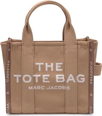 Marc Jacobs Femme, Sacs, Brun, Taille: ONE Size Jacquard Small Tote Bag
