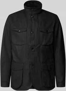 Barbour Funktionsjacke mit gewachstem Twill