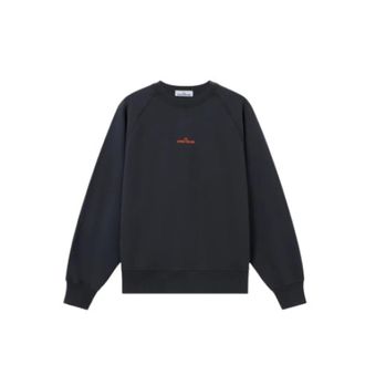 Stone Island Homme, Sweatshirts et sweats &agrave; capuche, Noir, Taille: XL SweaT-shirt col rond