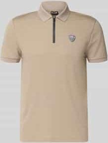 Emporio Armani Slim Fit Poloshirt aus Viskose-Mix