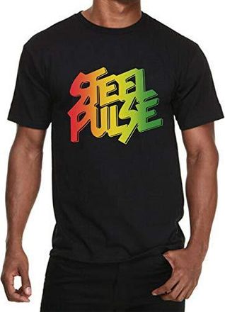 ATP Atelier Steel Pulse Shirt Roots Reggae Musical Band Black Steel Pulse T-Shirt S-2Xl