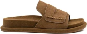 Paloma Barcel&oacute; Femme, Chaussures, Brun, Taille: 38 EU Caliope Loafer Sandales