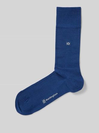 Burlington Socken mit Label-Print Modell Dublin