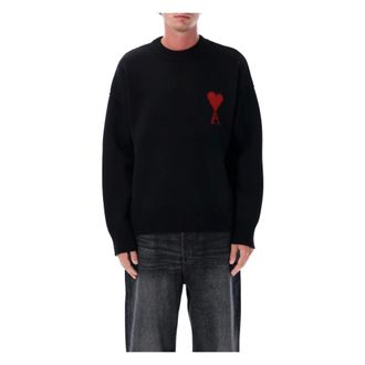 Ami Femme, Pulls, Noir, Taille: 36 FR Pull Ami De Coeur