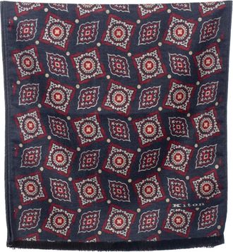 Kiton Homme, Accessoires, Multicolore, Taille: ONE Size Foulard en soie