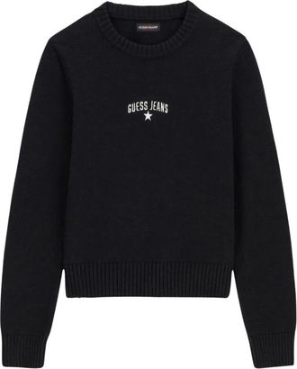 Guess Pull brod&eacute; J Star - Femme - Pulls - Noir - Taille: 44 FR