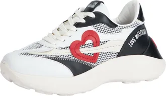 Love Moschino Damen Sneakers, Schwarz, 39 EU