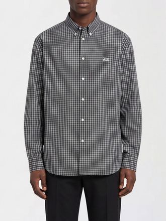Loewe Chemise slim fit en coton &agrave; carreaux Vichy avec logo Anagram brod&eacute;