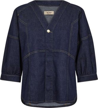 Mos Mosh MOS Mosh, Femme, Blouses et Chemises, Bleu, Taille: 40 FR Blouses