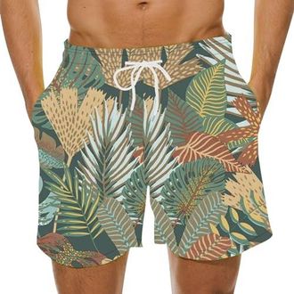 Generic Short de plage d&eacute;t&eacute; pour homme - Paysage d&eacute;t&eacute; insolite - Impression num&eacute;rique avec taille &eacute;lastique - Style d&eacute;contract&eacute; - Short de plage - Vacances - 