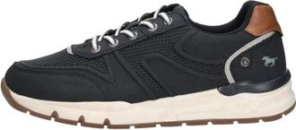 Mustang Homme, Chaussures, Bleu, Taille: 46 EU Baskets Laag