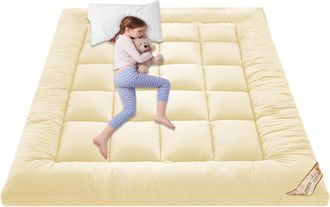 Generic weiche bettmatratze, federmatratzenauflage, weiche bettmatratze, flauschige automatte, tatami, bettmatratze flexibel, dicke gurte und rutschfest atmun