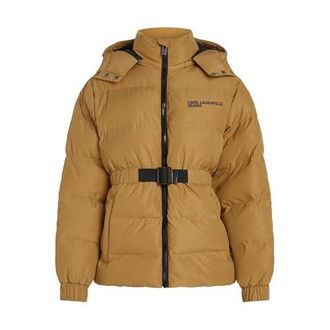 Karl Lagerfeld Jean Karl Lagerfeld, Femme, Doudoune Ceintur&eacute;e, Coupe R&eacute;guli&egrave;re, Brun, M