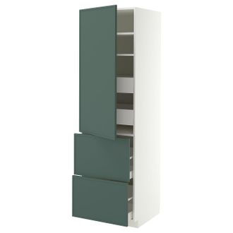 IKEA METOD / MAXIMERA Hochschr. B&ouml;d/4 Schubl./T&uuml;r/2 Fro