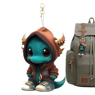 Generico Keetchain Squelette Pendentif Squelette Porte-cl&eacute;s pour Femmes Hommes Creative Motorcycle Automobile Crand Chain Pendentif pour Amis, multicolore, rif