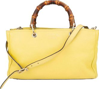 Gucci Crossbody Bags - Gucci Leather Bamboo Handbag - Gr. unisize - in Bunt - f&uuml;r Damen