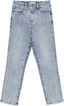 DKNY Jeans mit Strass-Logo - Blau