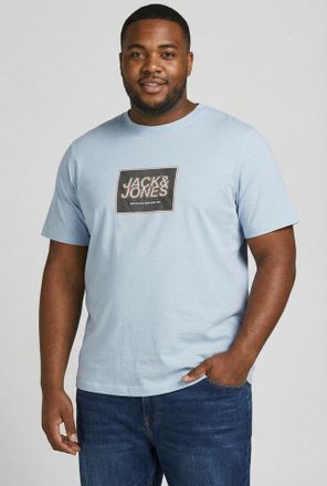 Jack & Jones Plus Size T-Shirt JJRAIN TEE SS CREW NECK 3PK MP PLS (Packung, 3-tlg)