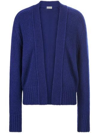 include Strickjacke aus 100% Kaschmir include blau