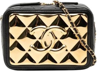 Chanel Sac bandouli&egrave;re vintage doccasion - Femme - Pre-owned - Noir - Taille: ONE Size