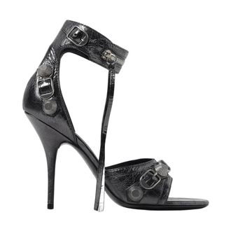 Balenciaga Graue Zip-Sandalen mit Absatz - - Shoes - Damen - Grau - 39 EU