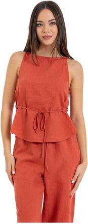 Kocca Femme, Tops, Brun, Taille: 40 FR Sleeveless Top