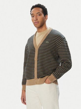 Lacoste Strickjacke AH8567 Braun Relaxed Fit