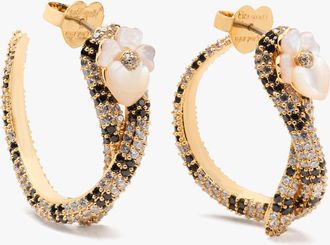 Kate Spade New York Shining Snake Creolen