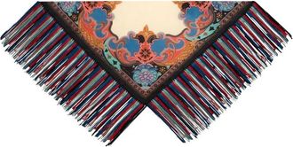 Etro Femme, Accessoires, Multicolore, Taille: ONE Size Foulard &agrave; Franges