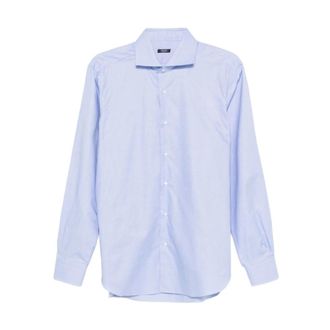 Barba Baumwollhemd - - Shirts - Herren - Blau - M