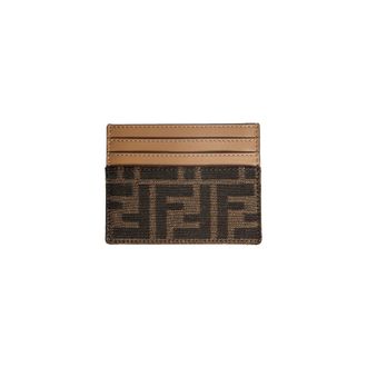 Fendi FF jacquard diamond card holder