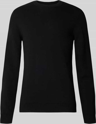 Mc Neal Strickpullover aus Baumwoll-Kaschmir-Mix mit Rundhalsausschnitt