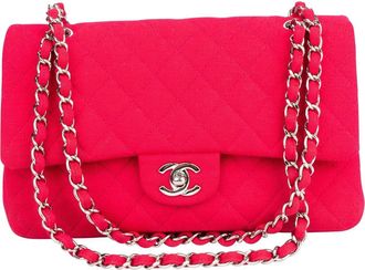 Chanel Crossbody Bags - Chanel Quilted Cotton Medium Double Flap Crossbody - Gr. unisize - in Bunt - f&uuml;r Damen