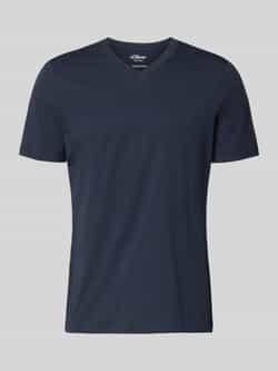 s.Oliver Red Label Regular Fit T-Shirt aus reiner Baumwolle