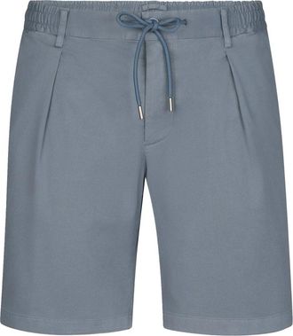 Profuomo Leichte Bermudashorts mit Stretch und Bundfalte in