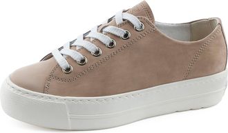 Paul Green Damen, Frauen Low-Top Sneaker,Strassenschuhe,Sportschuhe,Freizeitschuhe,Turnschuhe,Laufschuhe,schnürschuhe,Beige (JA),38.5 EU / 5.5 UK