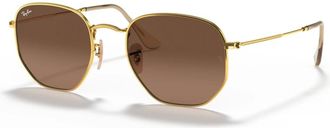 Ray-Ban unisex, Accessoires, Jaune, Taille: ONE Size Hexagonal Lunettes de soleil