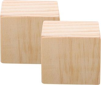 BESPORTBLE Zerodeko 2 St&uuml;ck Stabile M&ouml;belerh&ouml;hungen 6X6X5cm rutschfeste Bettbeinpolster f&uuml;r Bett Sofa und Stuhl Robuste M&ouml;belbeinerh&ouml;hung mit Hoher Tragf&auml;higkeit