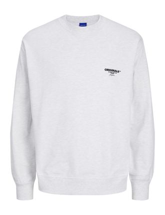 Jack & Jones JORBORA Branding Sweat Crew Neck BLK