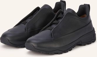Ermenegildo Zegna Zegna Slip-On-Sneaker schwarz