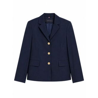 Tommy Hilfiger Femme, Vestes, Bleu, Taille: 38 FR Blazer Slim-fit