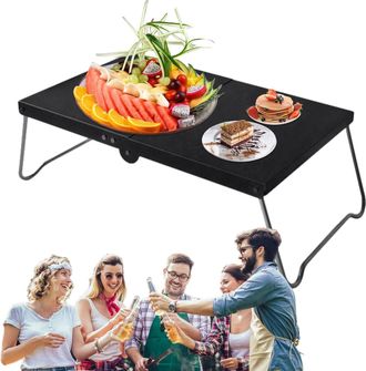 Generic Sand Faltbare Strandtische - Leichter klappbarer Campingtisch | Klapptisch aus Edelstahl mit Tragetasche, kompakter Klapptisch für Camping, Outdoor-Ak