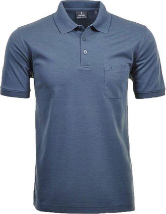 Ragman Poloshirt Ragman Herren Poloshirt Baumwolle 540391 Azur 778